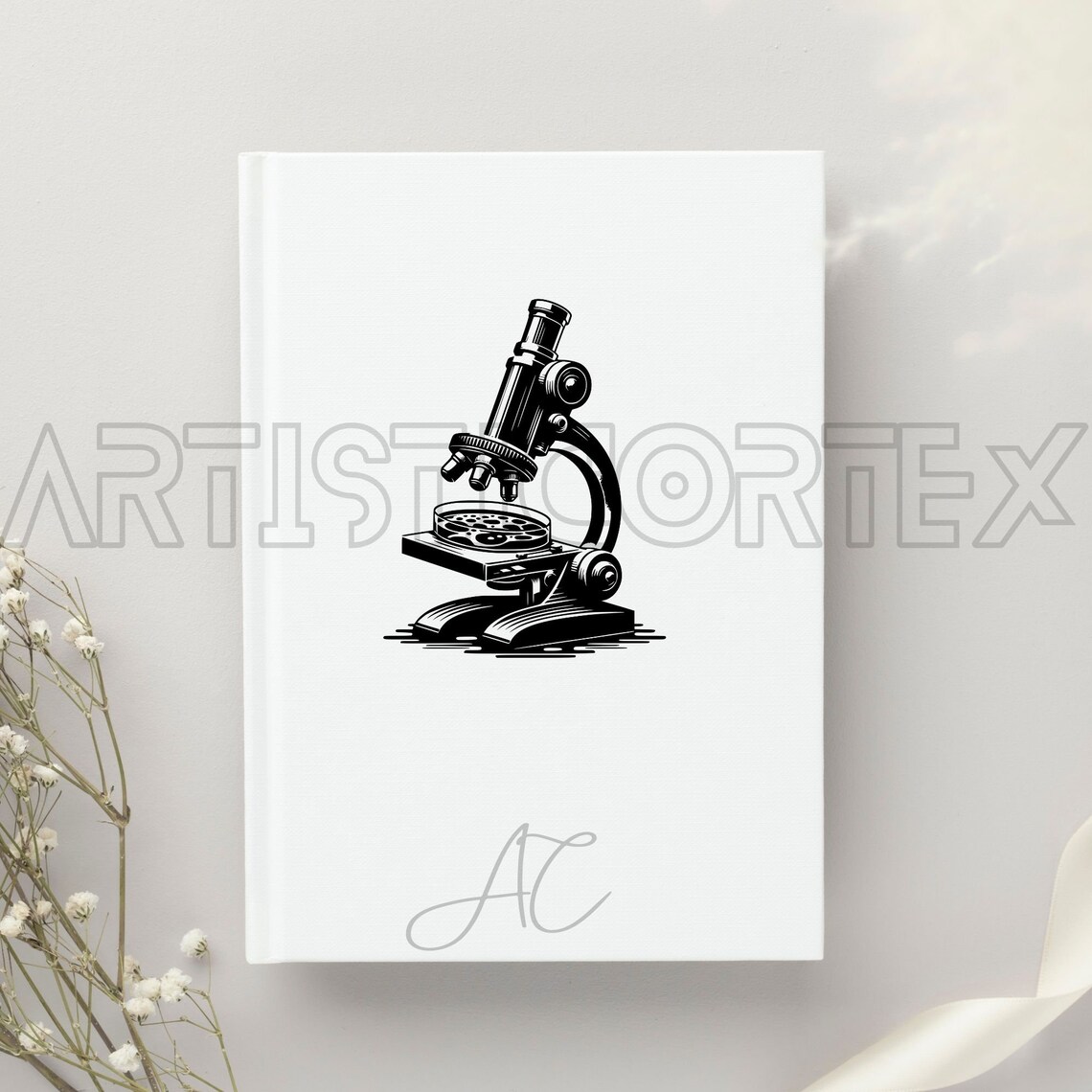 Microscope SVG Bundle, Microscope With Petri Dish PNG, Microscope and ...