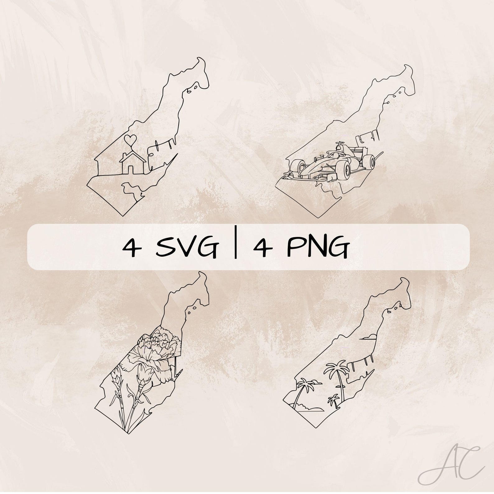 Monaco SVG Bundle, Monaco Outline PNG ,monaco Country Clipart, Hand ...