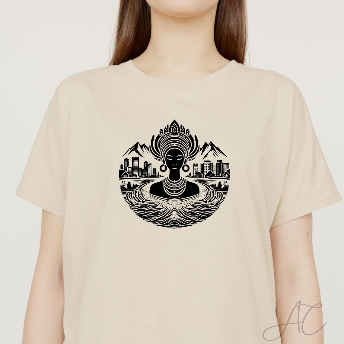 Oba SVG Bundle, Goddess of River PNG , Oba Orisha Clipart, Hand Drawn ...