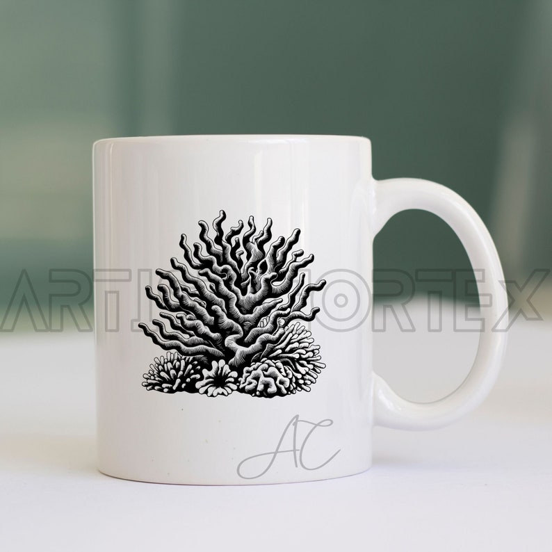 Corals SVG Bundle, Corals PNG, Coral Clipart, Hand Drawn Corals ...