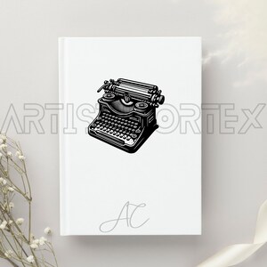 Typewriter SVG Bundle, Writer PNG, Clipart, Hand Drawn Typewriter ...