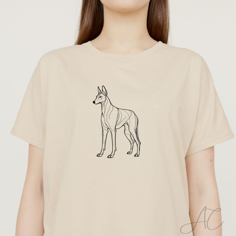 Pharaoh Hound SVG Bundle, Pharaoh Dog PNG, Maltese Dog Clipart, Hand ...