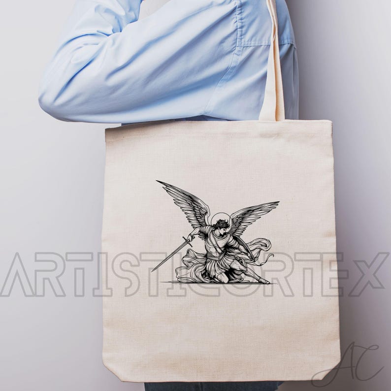 Archangel Michael SVG Bundle, Saint Michael PNG, Michael and Sword ...