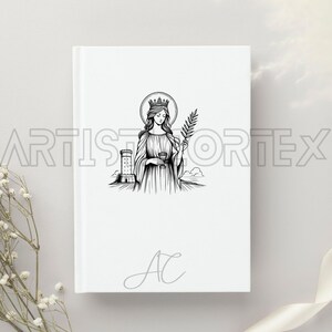 Saint Barbara SVG Bundle, St Barbara PNG , Catholic Clipart, Hand Drawn ...