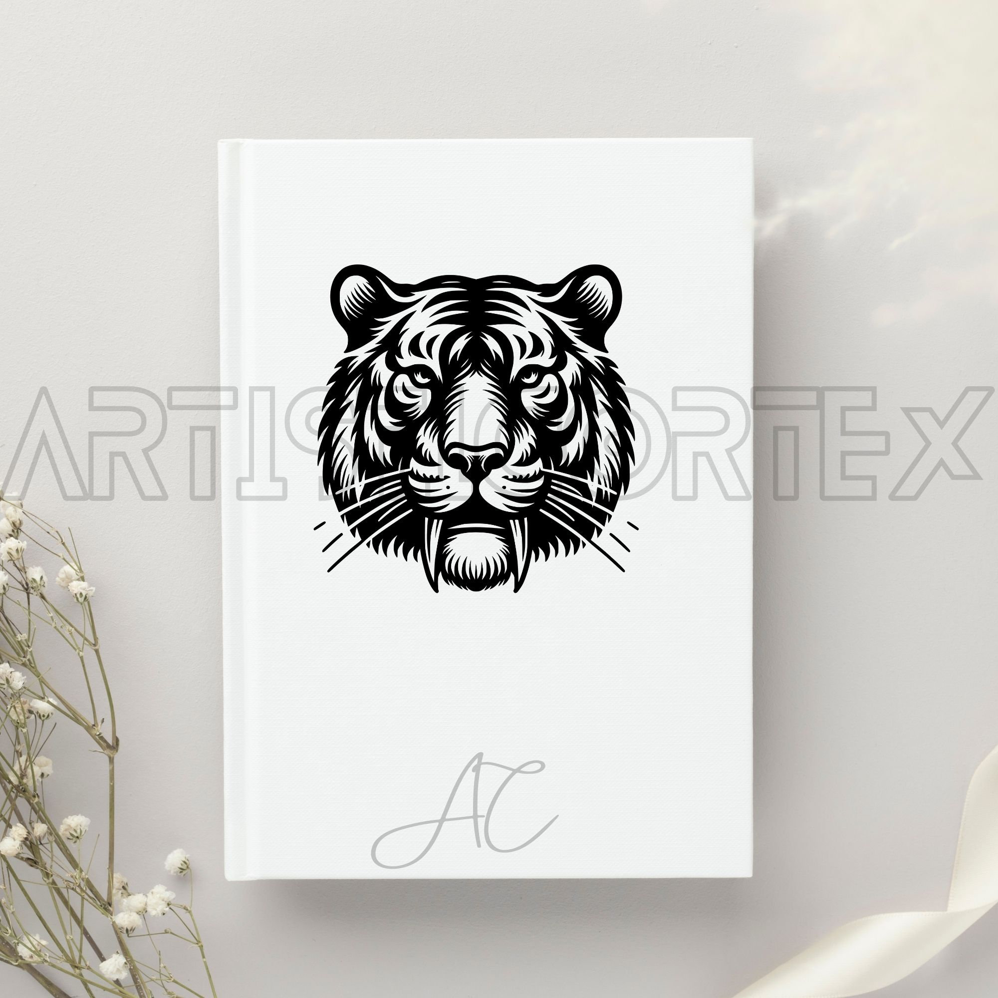 Saber Tooth Tiger SVG Bundle, Cute Saber Tooth PNG, Saber Tooth Face ...