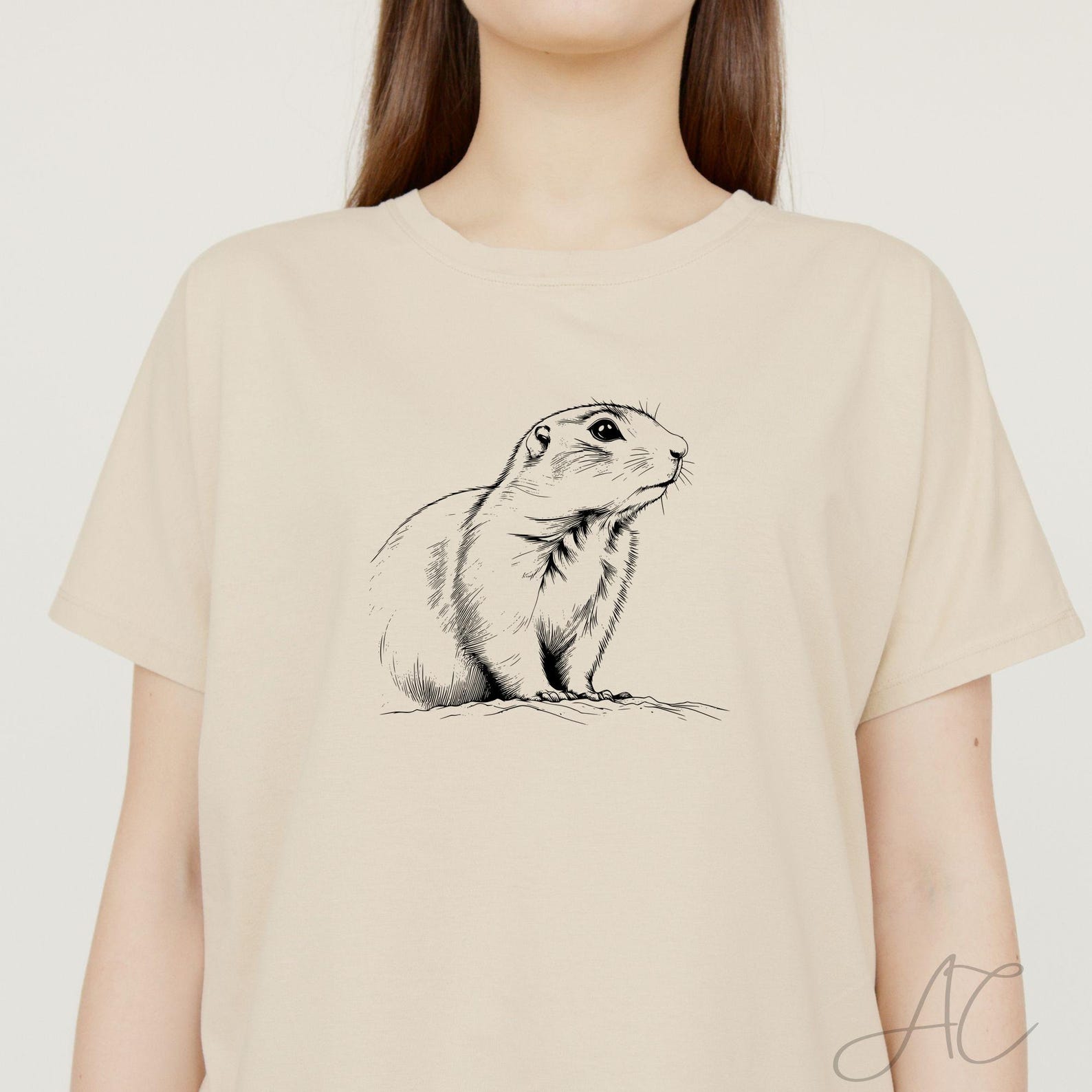 Prairie Dog SVG Bundle, Cynomys PNG ,prairie Dog Clipart, Hand Drawn ...