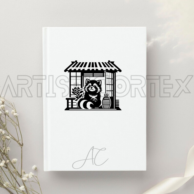 Japanese Racoon Dog SVG Bundle, Tanuki PNG , Racoon Dog Clipart, Hand ...