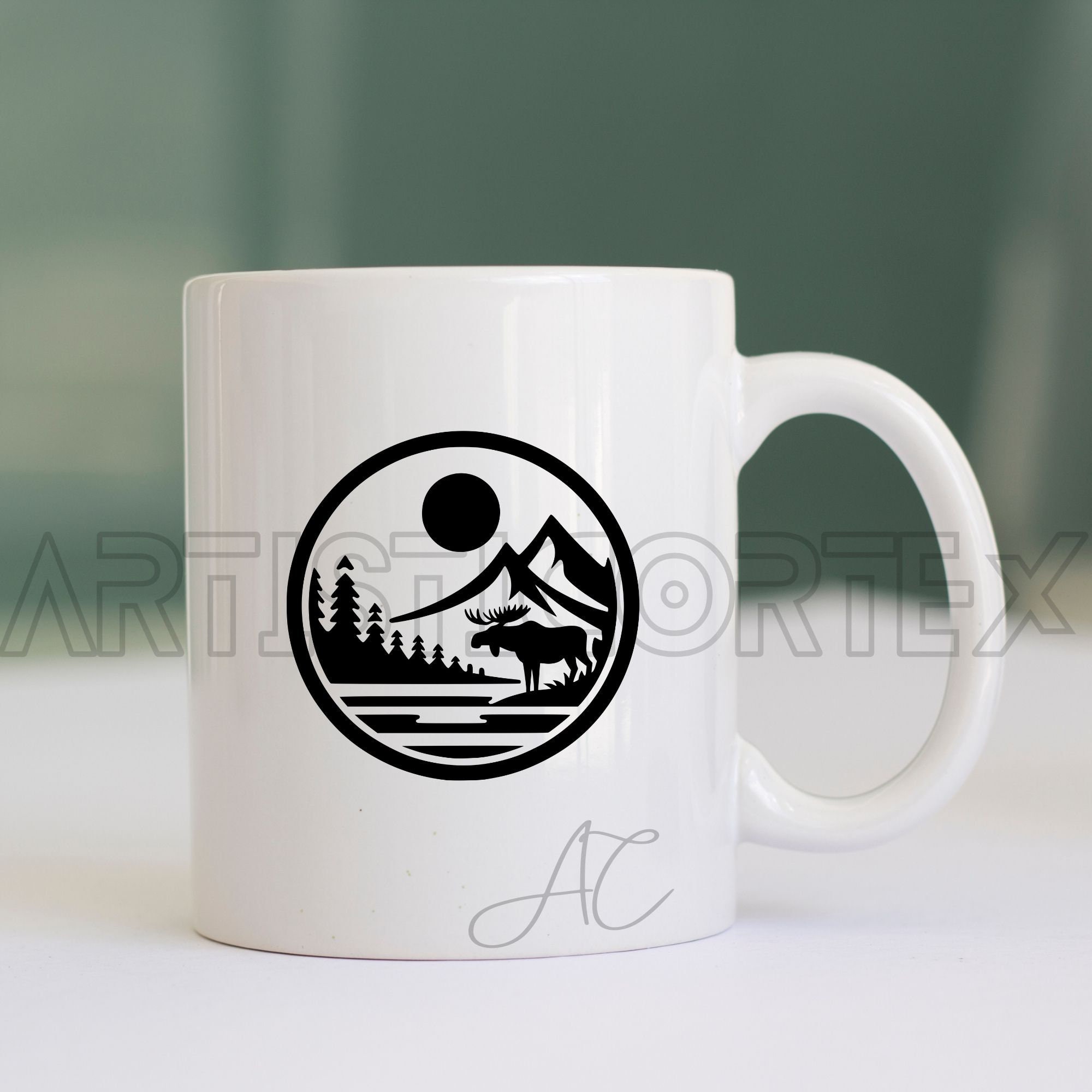 Moose SVG Bundle, Moose in Forest PNG, Moose With Hat Clipart ...