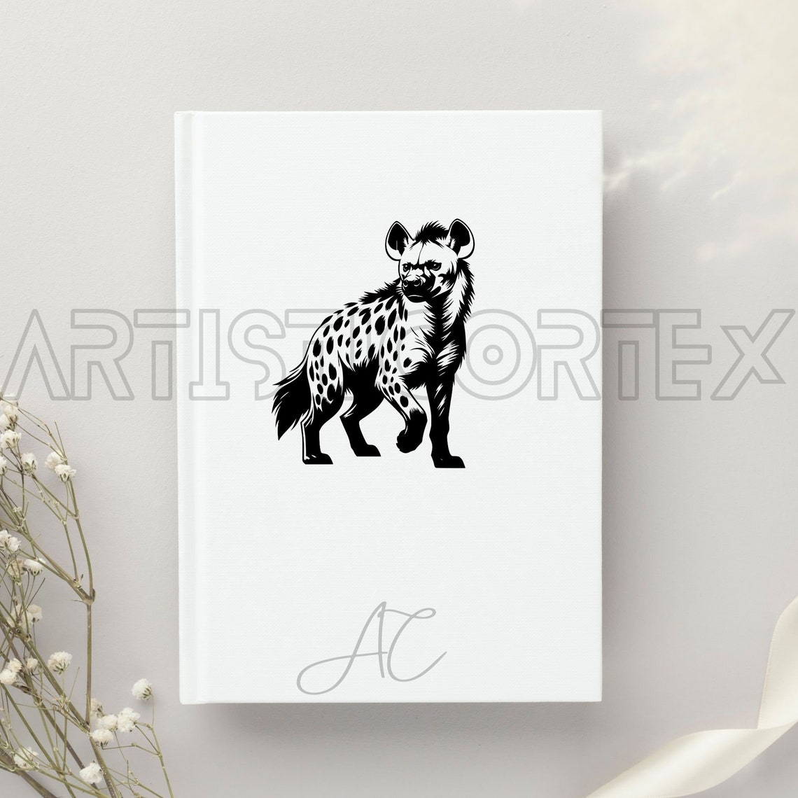 Hyena SVG Bundle, Spotted Hyena PNG, Hyena in Savanna Clipart, Hand ...