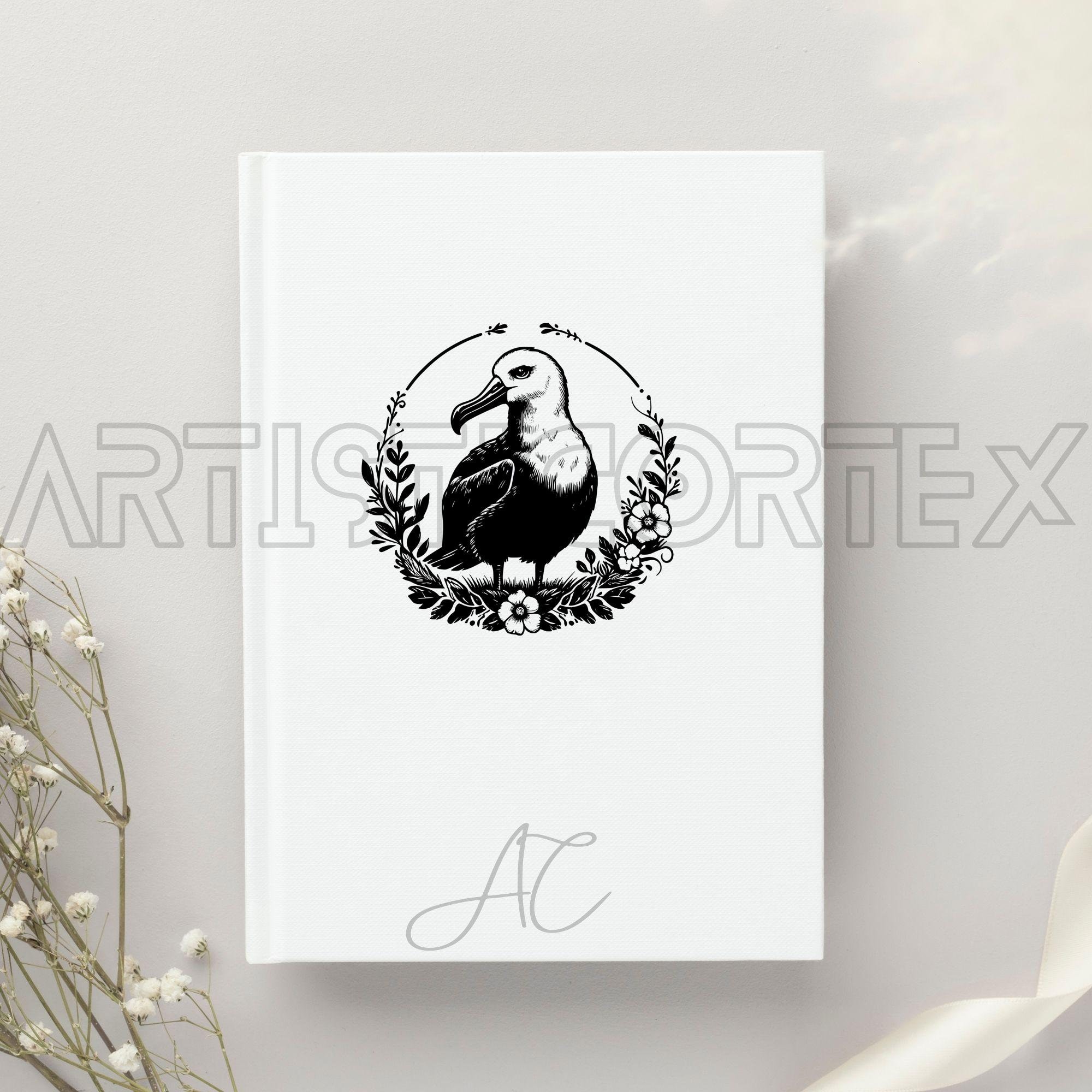Albatross SVG Bundle, Flying Albatross PNG , Floral Albatross Clipart ...