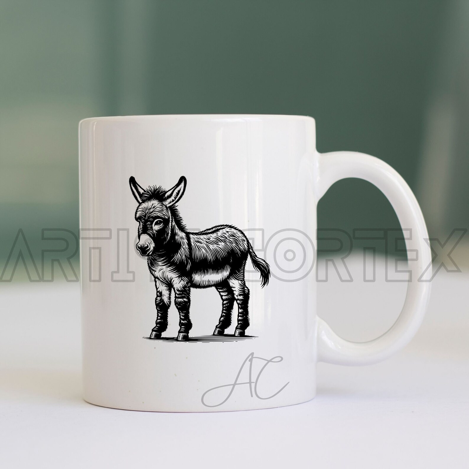 Miniature Donkey SVG Bundle, Mini Donkey PNG, Donkey Clipart, Hand ...