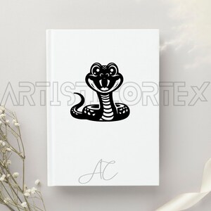 Snake SVG Bundle, Smiling Snake PNG , Funny Snake Clipart, Hand Drawn ...