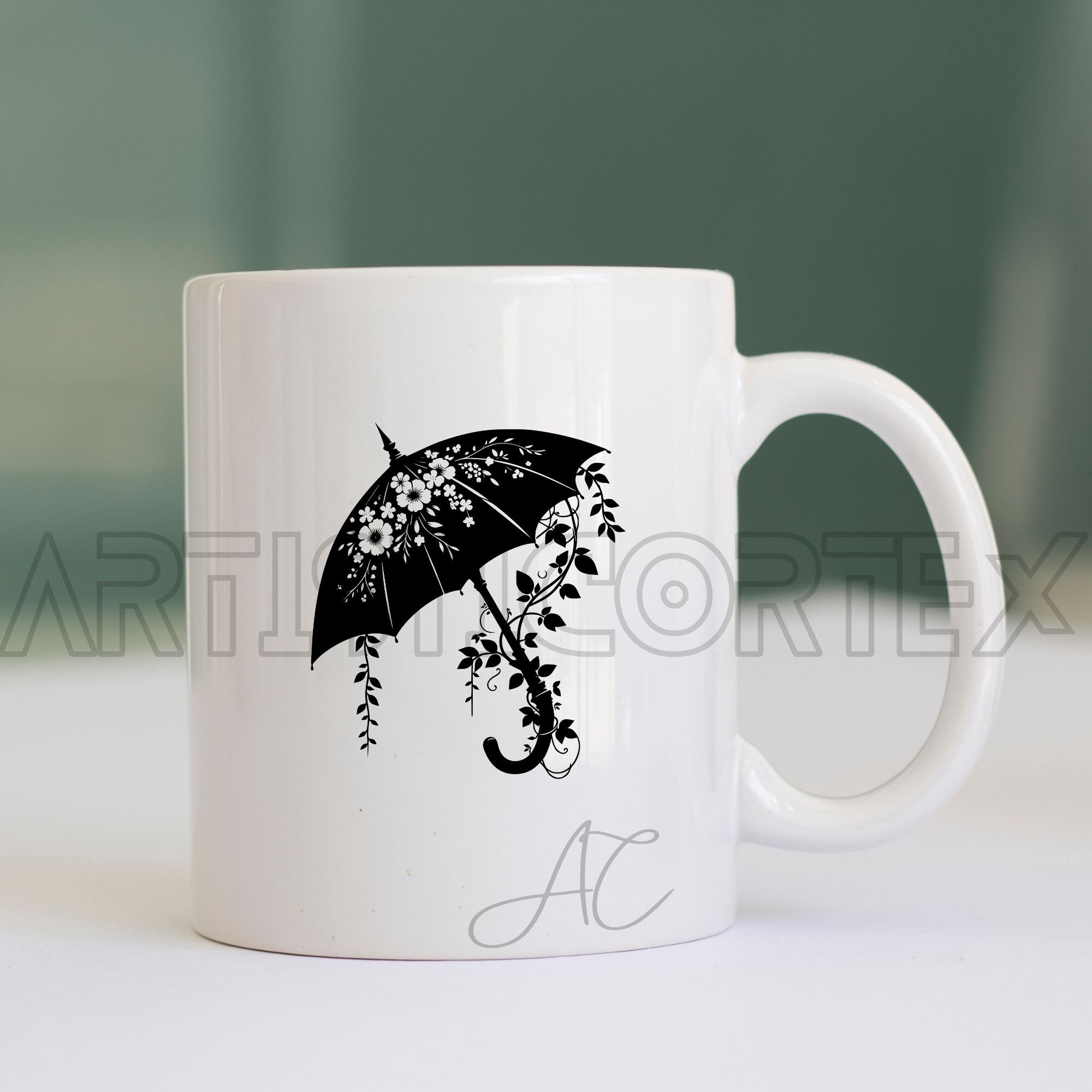 Umbrella SVG Bundle, Floral Umbrella PNG, Umbrella and Boots Clipart ...