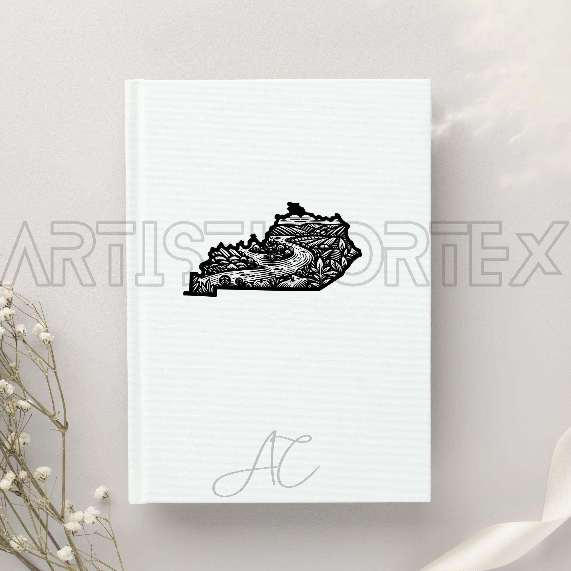 Kentucky SVG Bundle, Kentucky Map PNG ,kentucky Outline Clipart, Hand ...