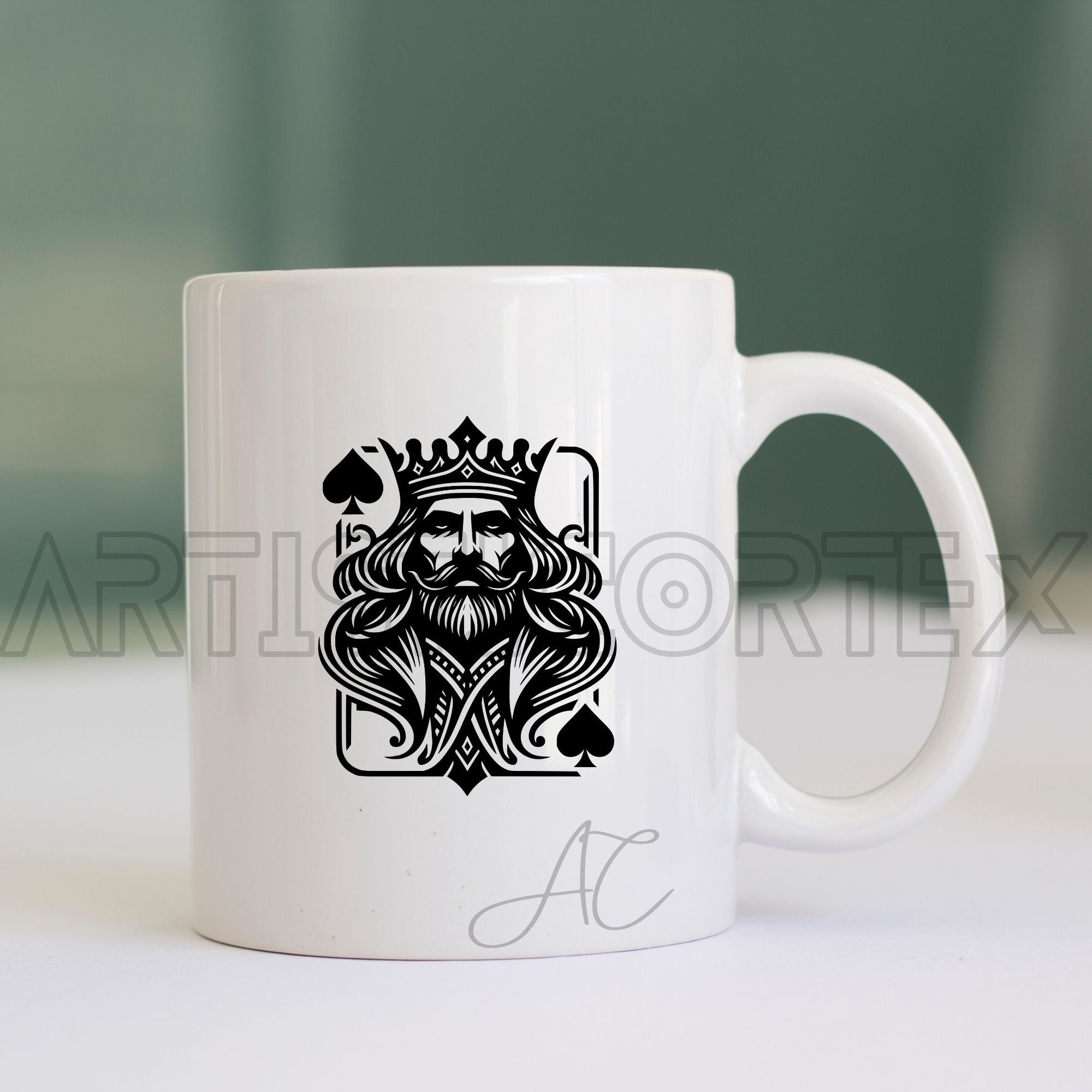 King of Spades SVG Bundle, King PNG, Spade Card Clipart, Hand Drawn ...