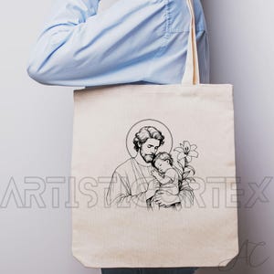 Saint Joseph SVG Bundle, St Joseph PNG , Saint Joseph and the Child ...