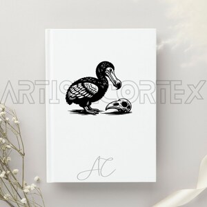Dodo SVG Bundle, Dodo Skeleton PNG, Dodo and Skull Clipart, Hand Drawn ...