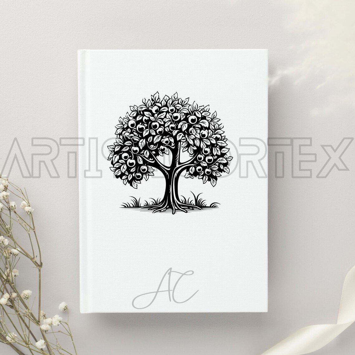Apple Tree SVG Bundle, Apple Tree With Swing PNG, Apple Clipart, Hand ...