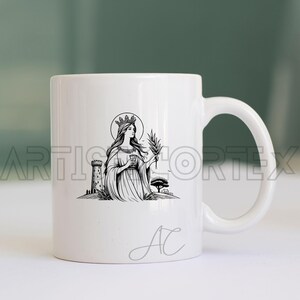 Saint Barbara SVG Bundle, St Barbara PNG , Catholic Clipart, Hand Drawn ...