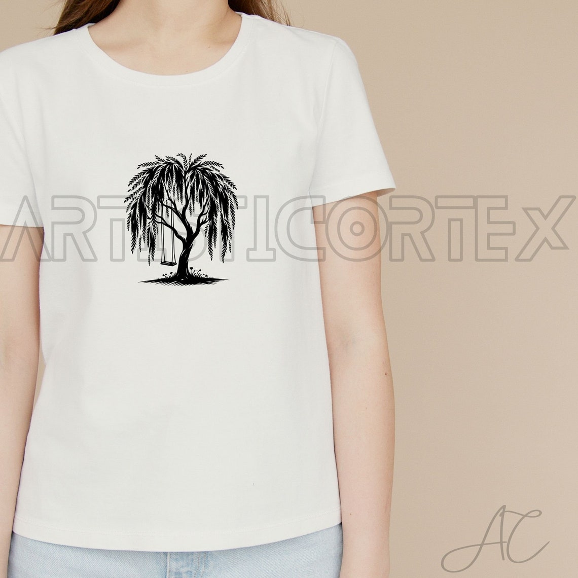 Willow Tree SVG Bundle, Willow Tree and Swing PNG, Willow Tree and ...