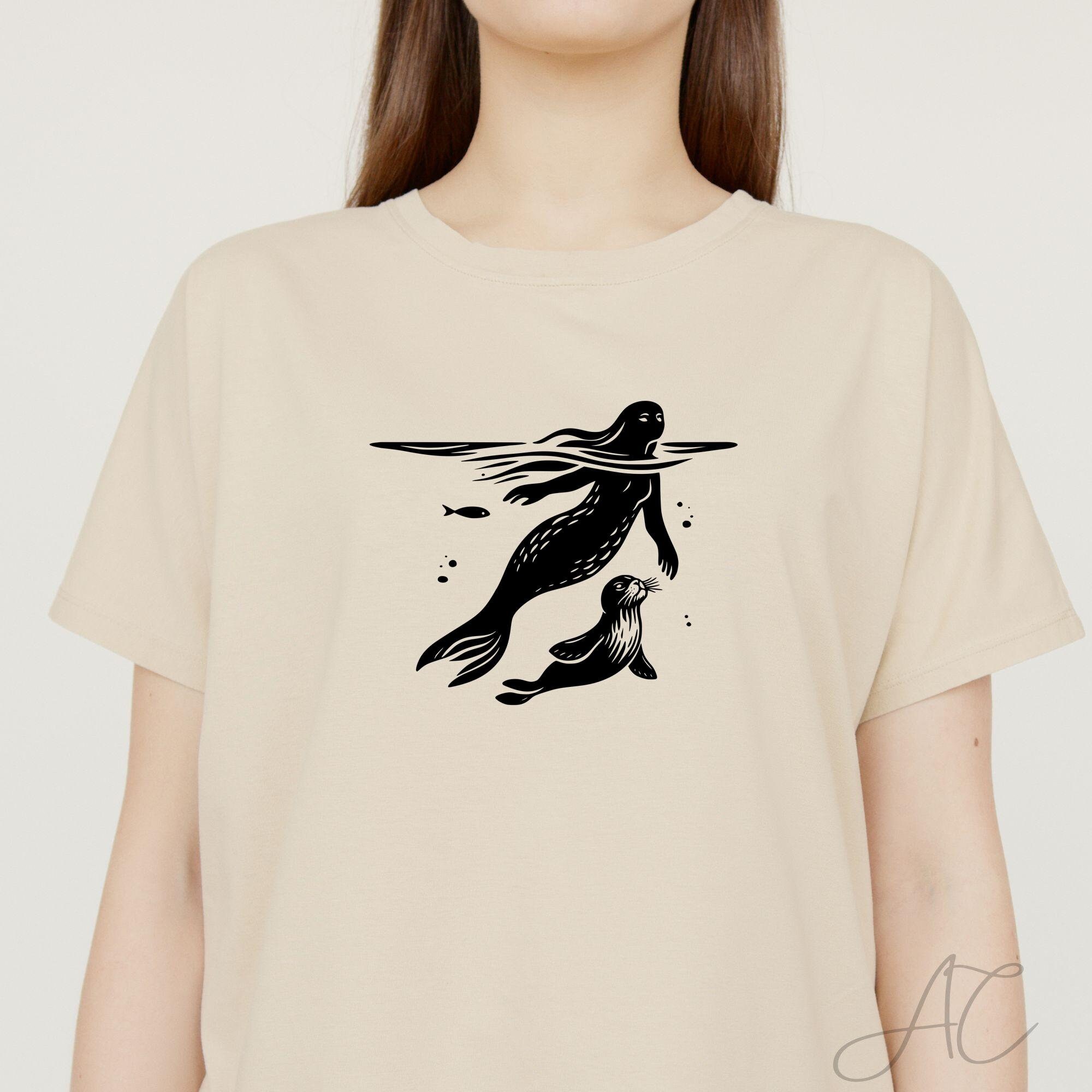 Selkie SVG Bundle, Seal Folk PNG, Mythological Shapeshifter Clipart ...