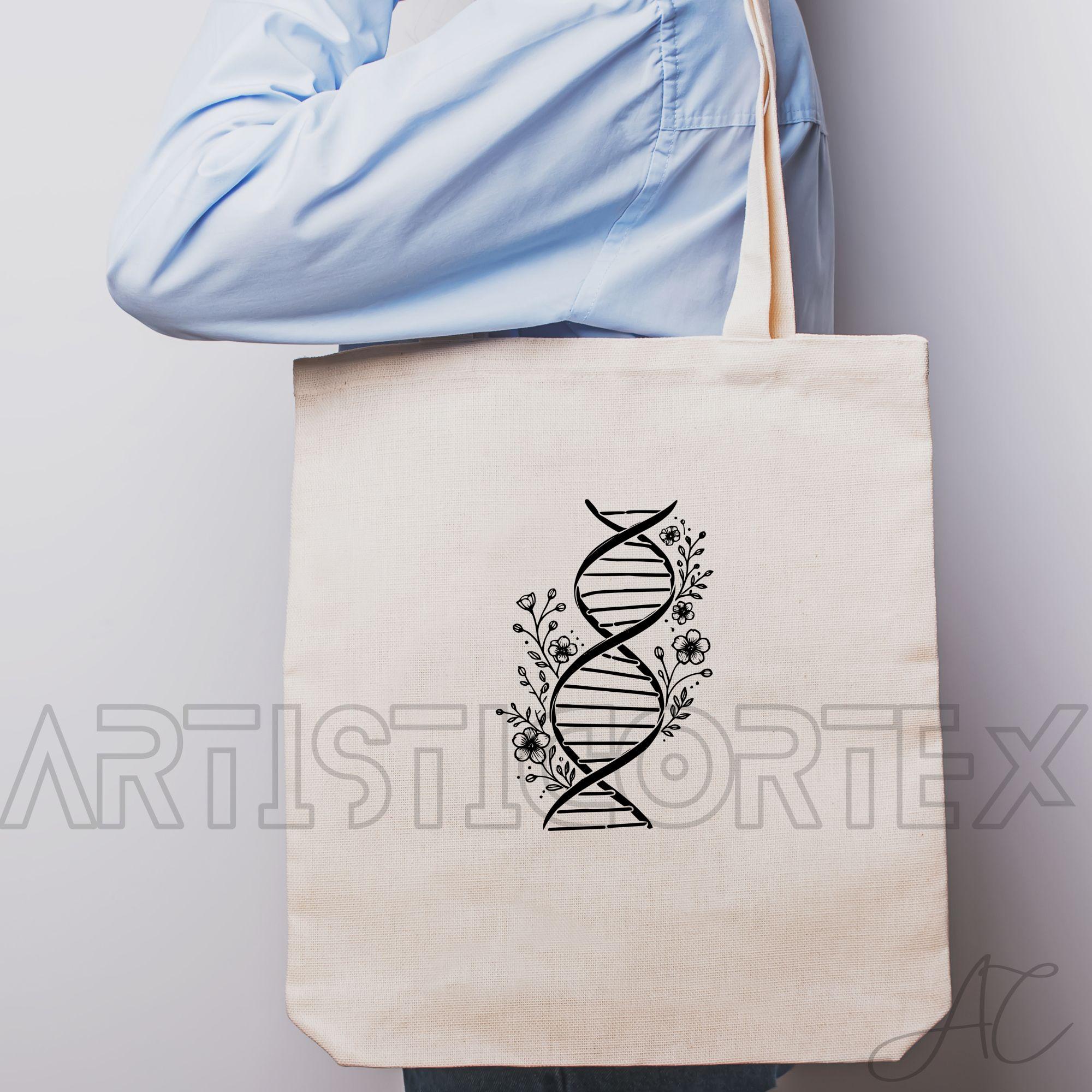 DNA SVG Bundle, Floral Dna PNG, Tree of Life Clipart, Hand Drawn Dna ...