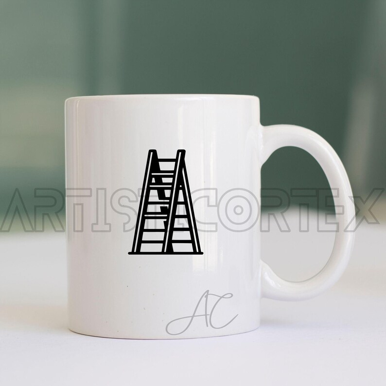 Ladder SVG Bundle, Ladder to Heaven PNG ,ladder Clipart, Hand Drawn ...