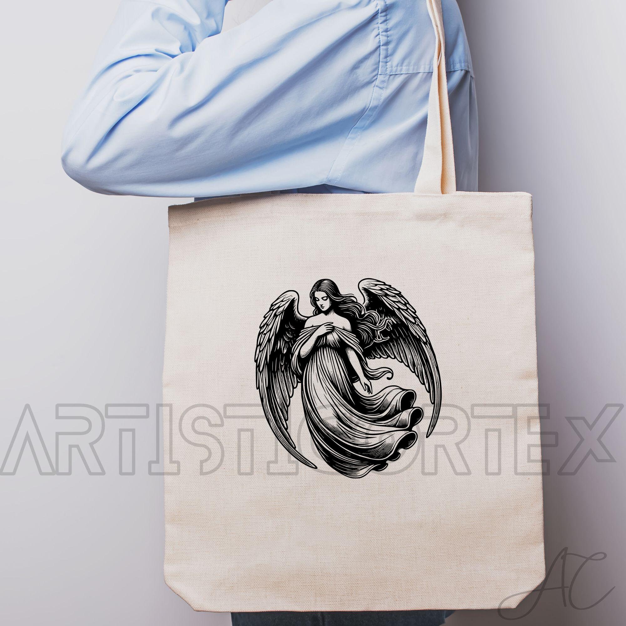 Angel SVG Bundle, Angels PNG, Angel Clipart, Hand Drawn Angel Pictures ...