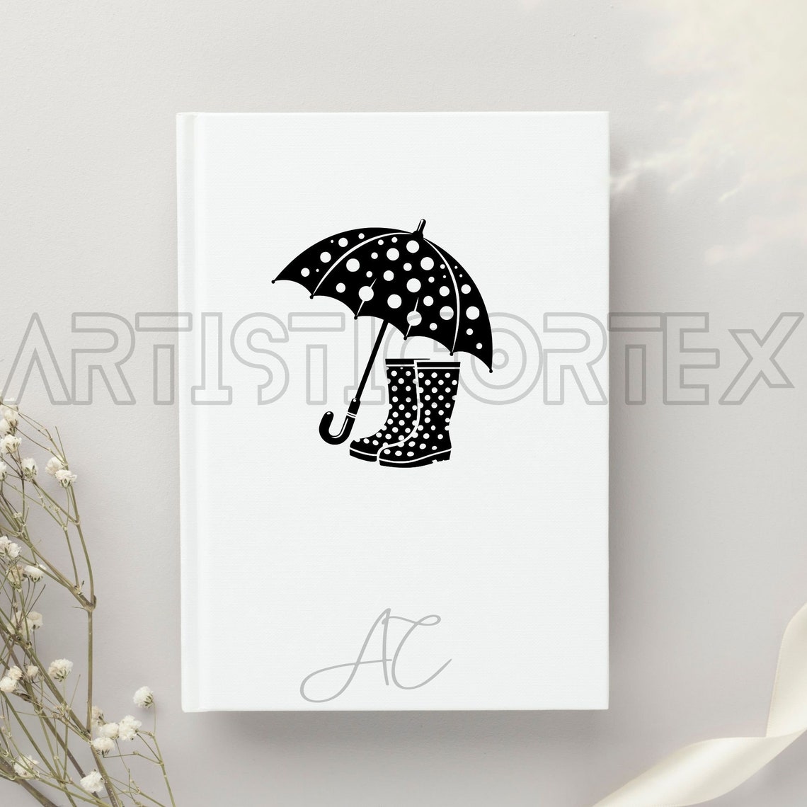 Umbrella SVG Bundle, Floral Umbrella PNG, Umbrella and Boots Clipart ...