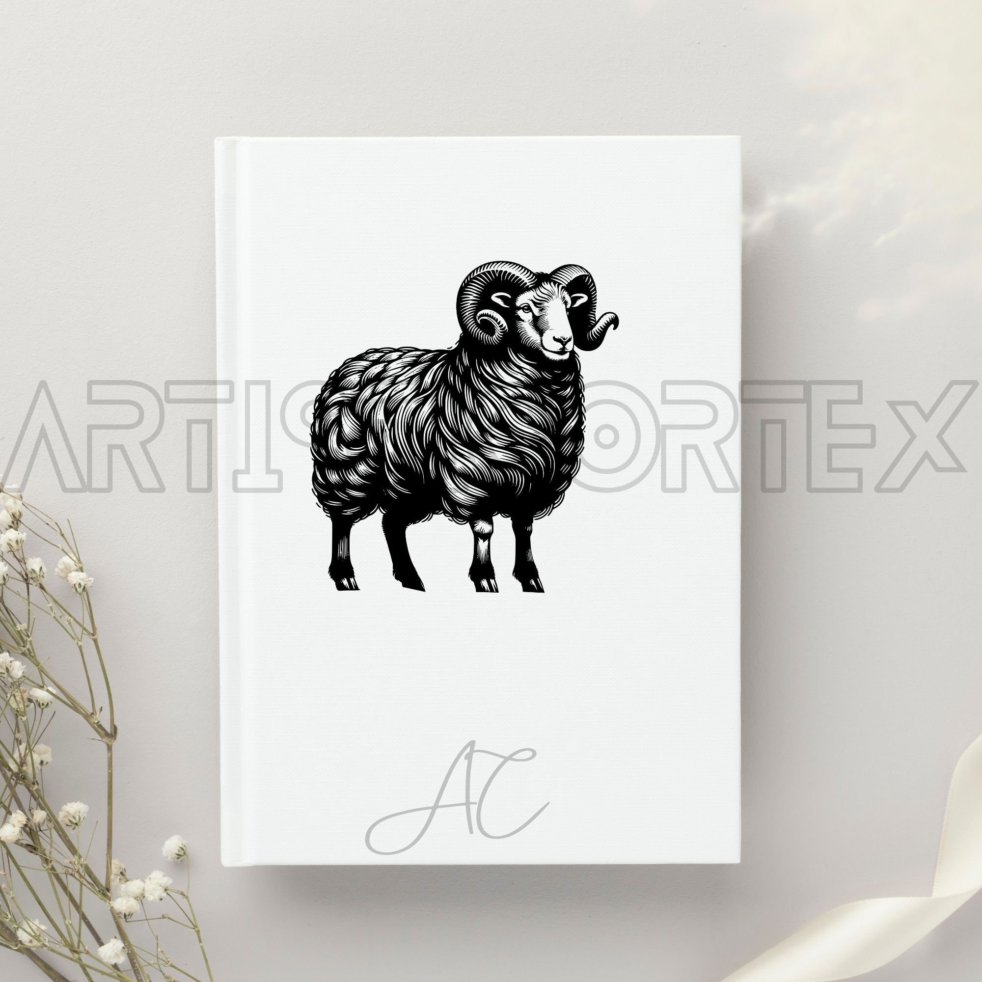 Ram SVG Bundle Cute Ram PNG Ram With Flowers Clipart Hand - Etsy