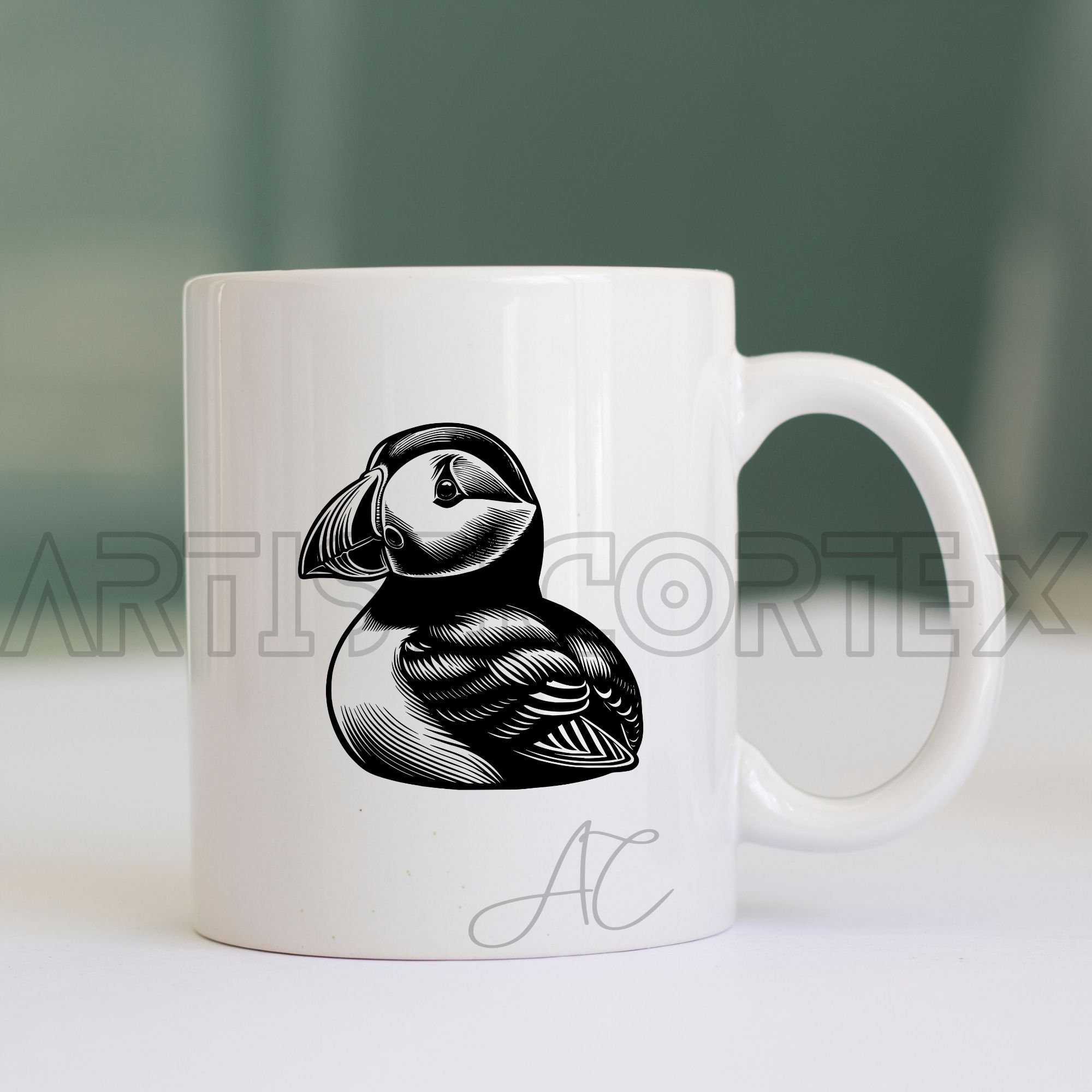 Puffin SVG Bundle, Cute Puffin PNG, Puffin Bird Clipart, Hand Drawn ...