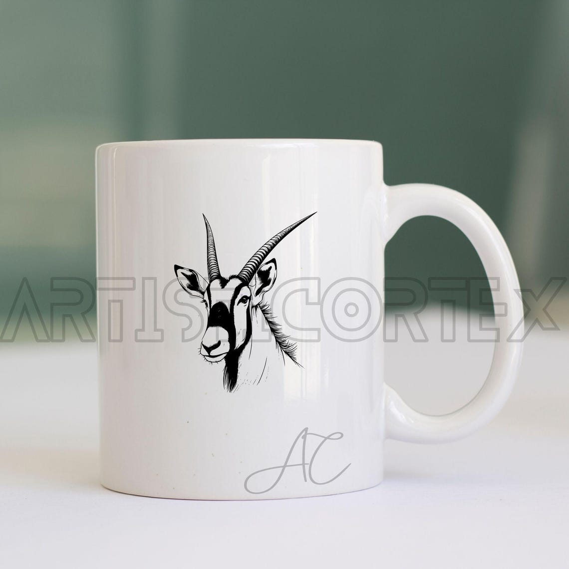 Oryx SVG Bundle, Oryx Face PNG , Floral Oryx Clipart, Hand Drawn Oryx ...
