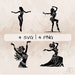 Belly Dancing SVG & PNG Bundle,belly Dance Clipart, Hand Drawn Belly ...