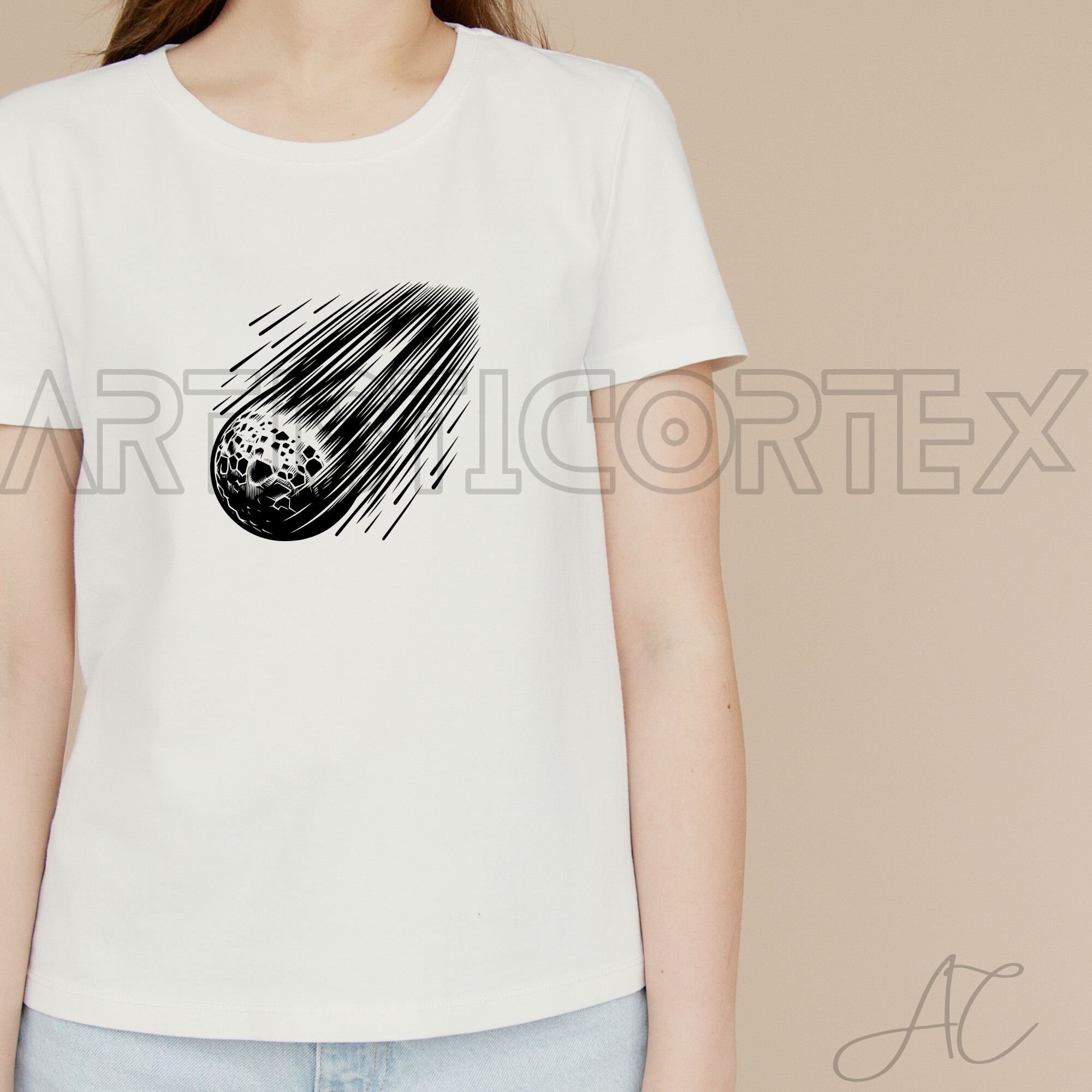 Meteor SVG Bundle, Asteroid PNG, Meteor and Earth Clipart, Hand Drawn ...