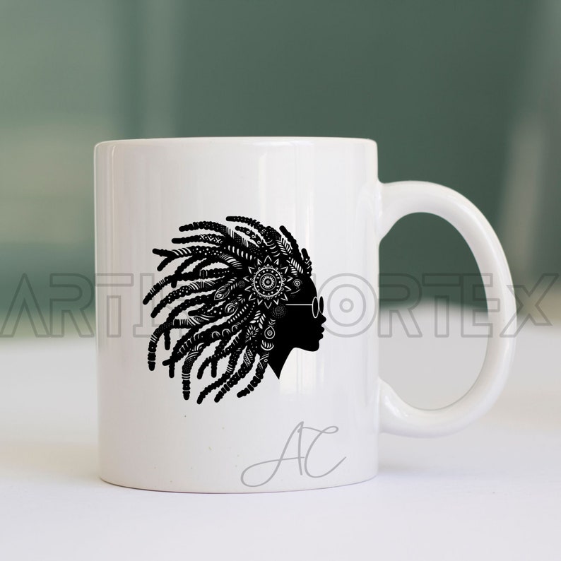 Dreadlocks SVG Bundle, Dreadlocks Silhouette PNG, Hair Clipart, Hand ...