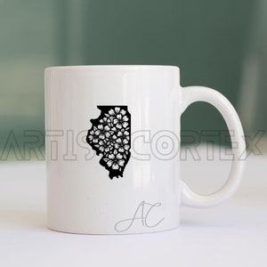 Illinois SVG Bundle, Illinois Map PNG ,illinois Outline Clipart, Hand ...