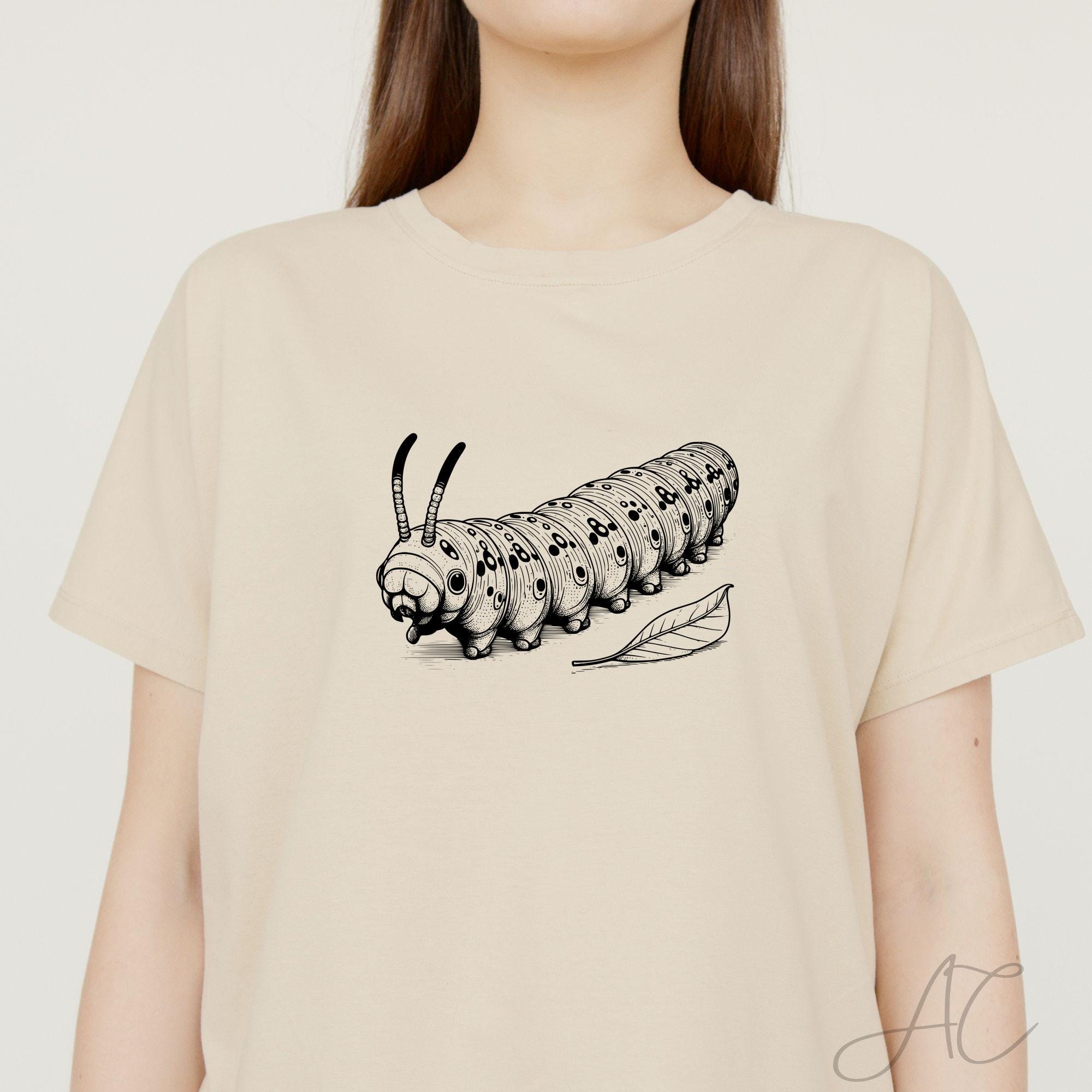 Hand-drawn Caterpillar Clipart: SVG, PNG Bundle (digital Download) - Etsy