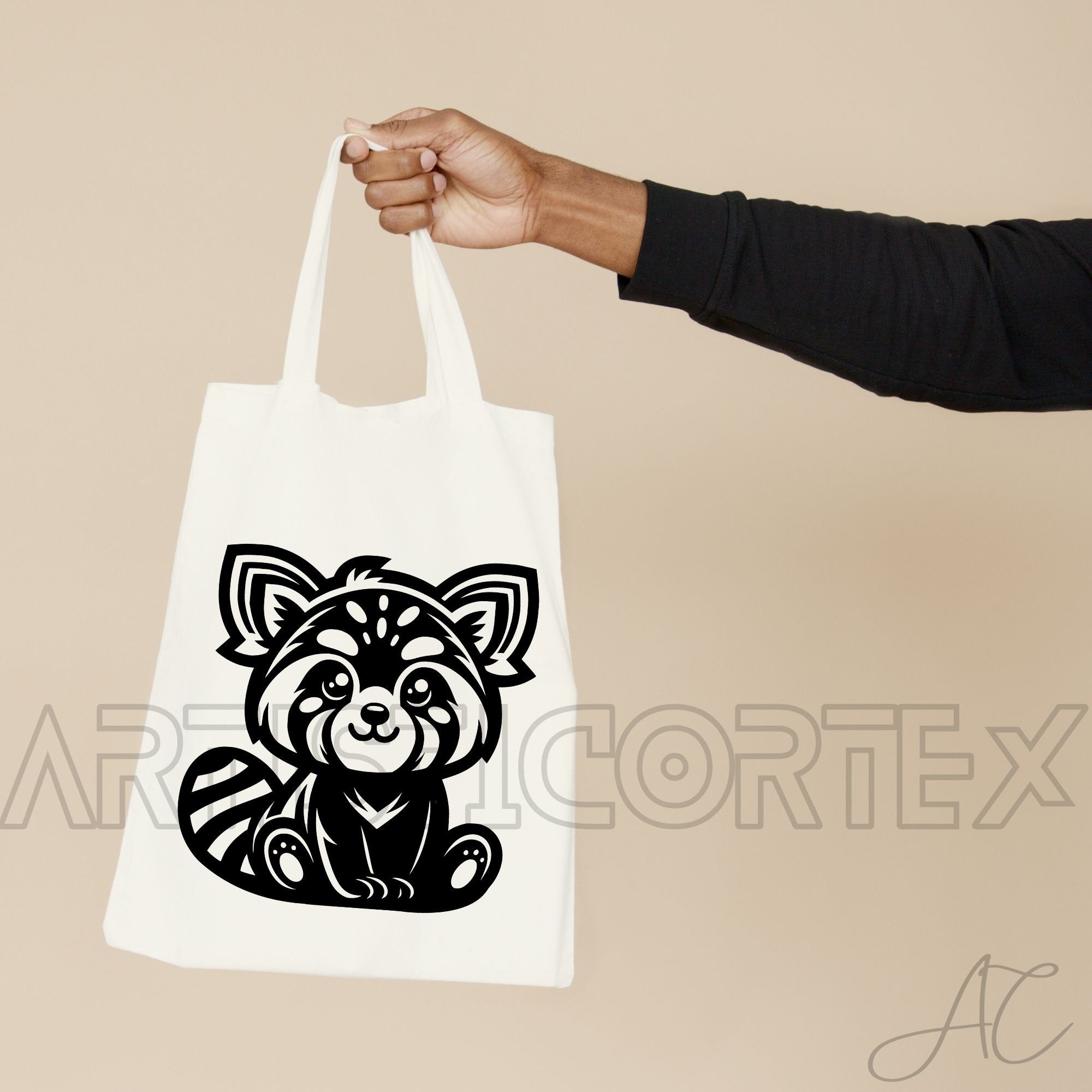 Red Panda SVG, Cute Red Panda PNG, Sleeping Red Panda Clipart, Hand ...