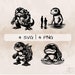 Kappa SVG Bundle, Japanese Kappa PNG ,kappa in River Clipart, Hand ...