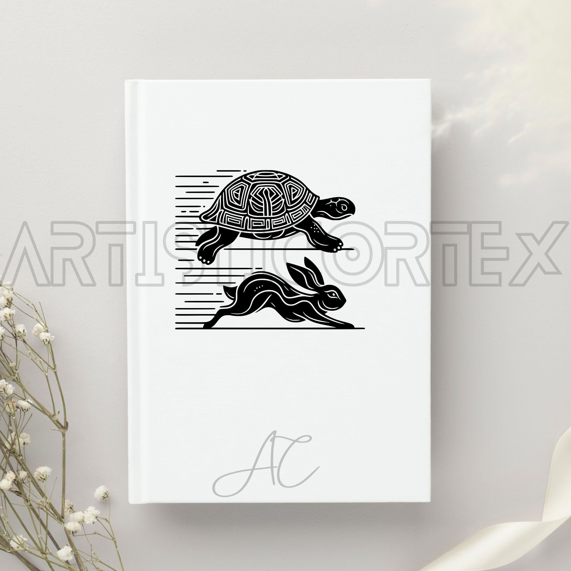 Tortoise and the Hare SVG Bundle, Race PNG, Tortoise Clipart , Hare ...