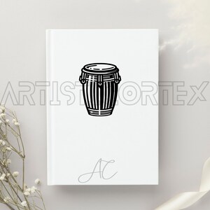 Drums SVG Bundle, Bongo Drum PNG, African Drum Clipart, Hand Drawn ...