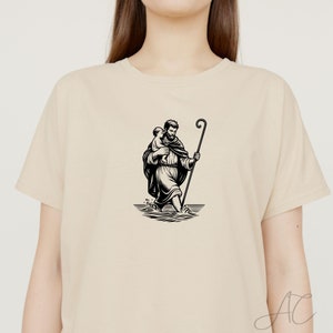 Saint Christopher SVG Bundle, Saint Christopher PNG, Saint Christopher ...