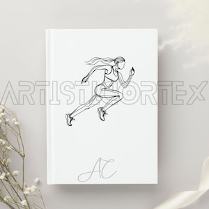Delicate Running SVG Bundle, Woman Runner Line Art PNG, Runner Girl ...