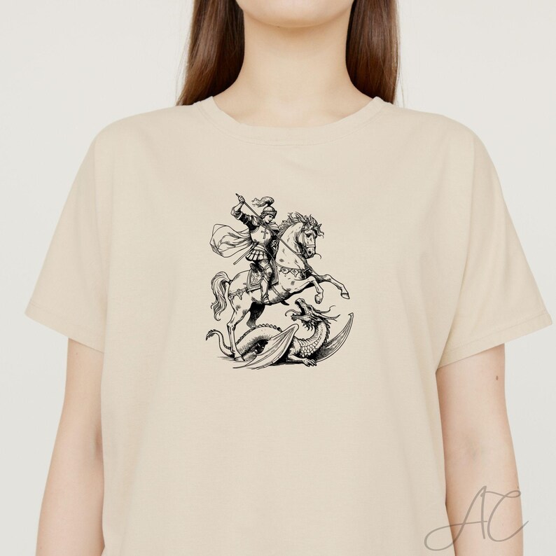 Saint George SVG Bundle, St George and Dragon PNG, St George and Horse ...