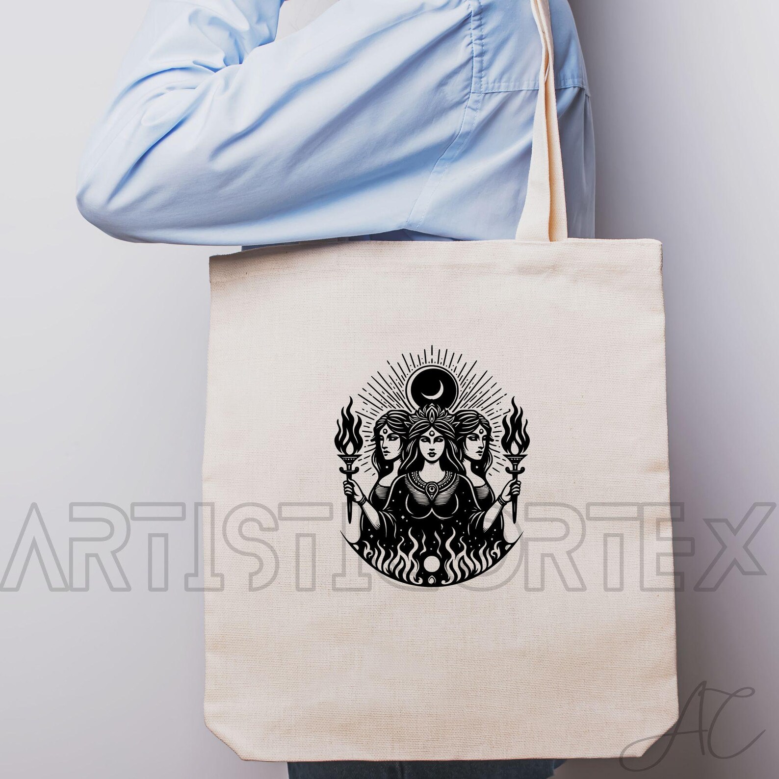 Hecate SVG Bundle, Hecate Goddess PNG , Greek Mythology Clipart, Hand ...