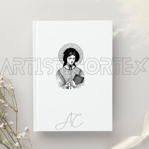 Delicate St Elizabeth SVG Bundle, Saint Elizabeth Ann Seton Line Art ...