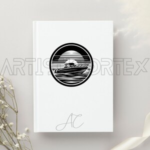 Motorboat SVG Bundle, Speedboat PNG, Motorboat and Sunset Clipart, Hand ...