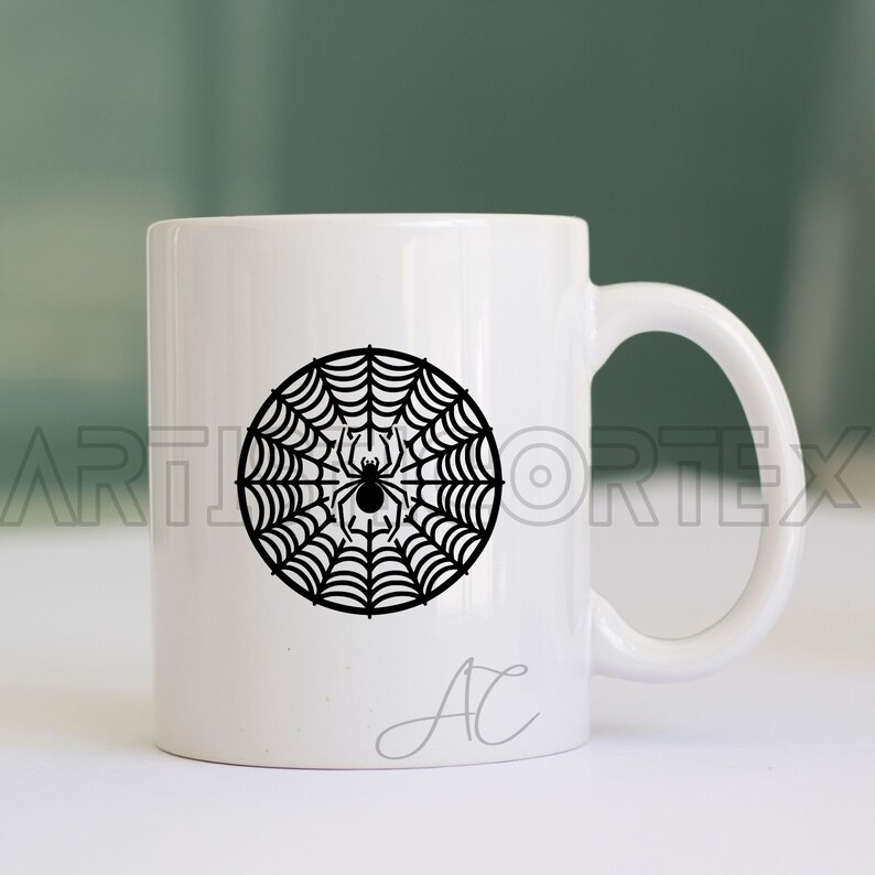 Spider SVG Bundle, Spider Web PNG, Spider Hanging Clipart, Hand Drawn ...