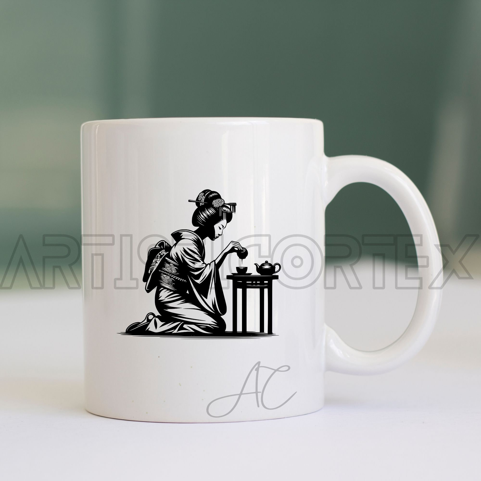 Geisha SVG Bundle, Japanese Geisha PNG, Geisha and Cat Clipart, Hand ...