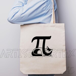 Delicate Pi Symbol SVG Bundle, Pi Line Art PNG, Pi and Cat Clipart ...